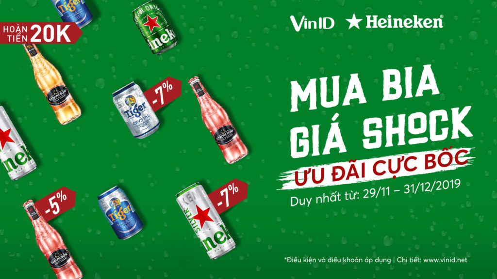 Thể lệ chương trình Mua bia ưu đãi Heineken | VinID