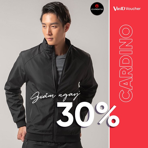 Thời trang Cardino giảm giá 30% - sắm đồ thông minh cùng app VinID