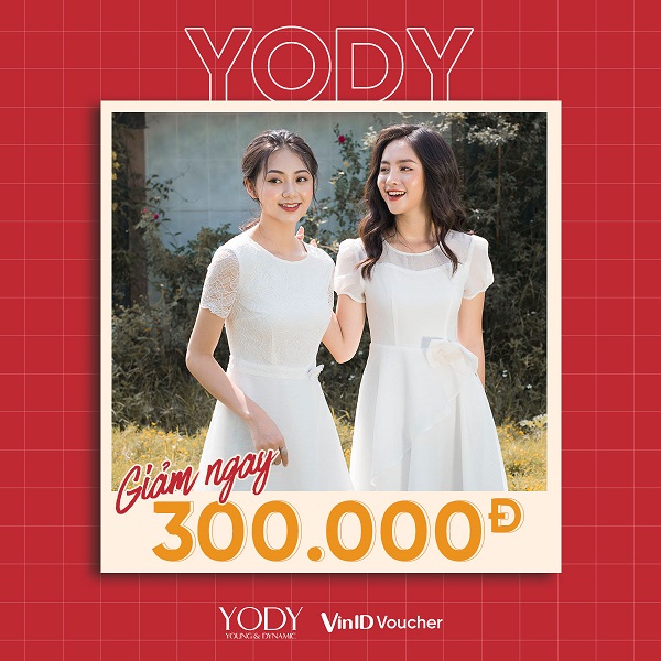 Mặc chất cùng mã giảm giá của YODY trên app VinID